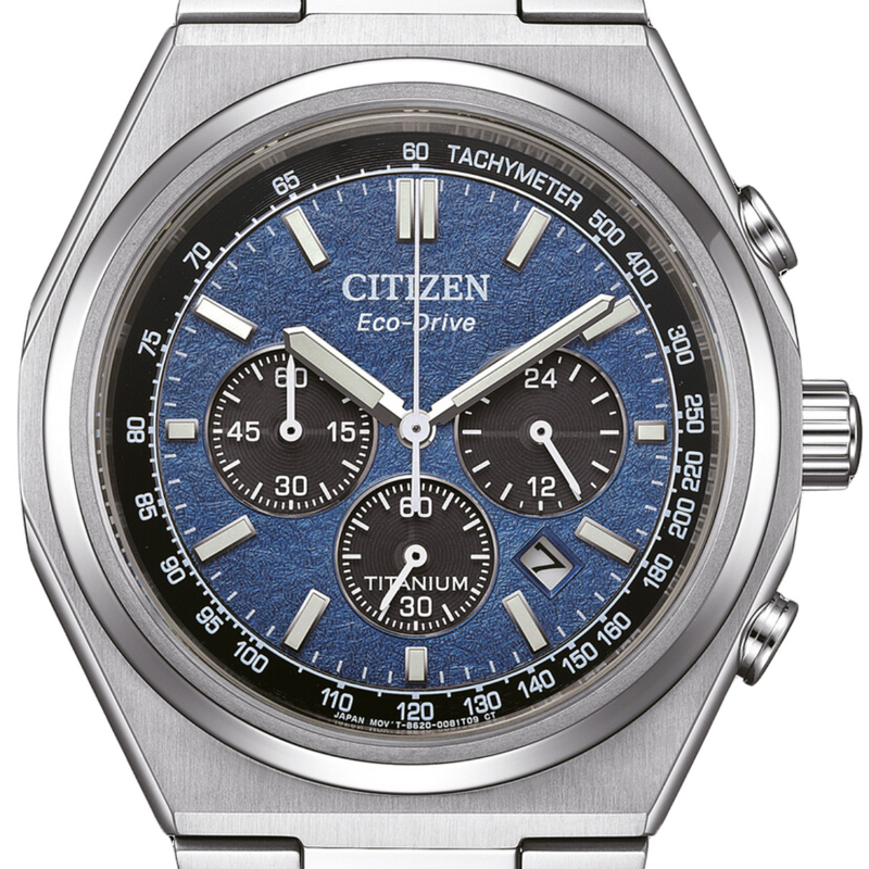 Citizen Eco-Drive Super Titanium Watch | CA4610-85L | Blue Dial