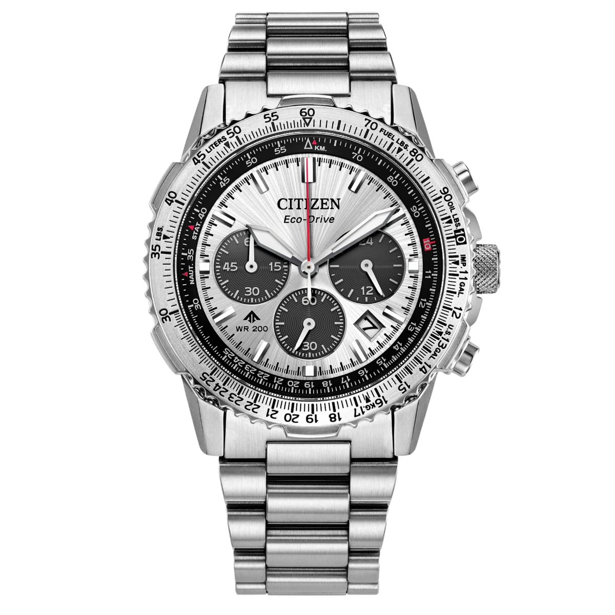 Citizen CA4660-61A | Navihawk | Men's Chronograph Watch | Eco-Drive ...