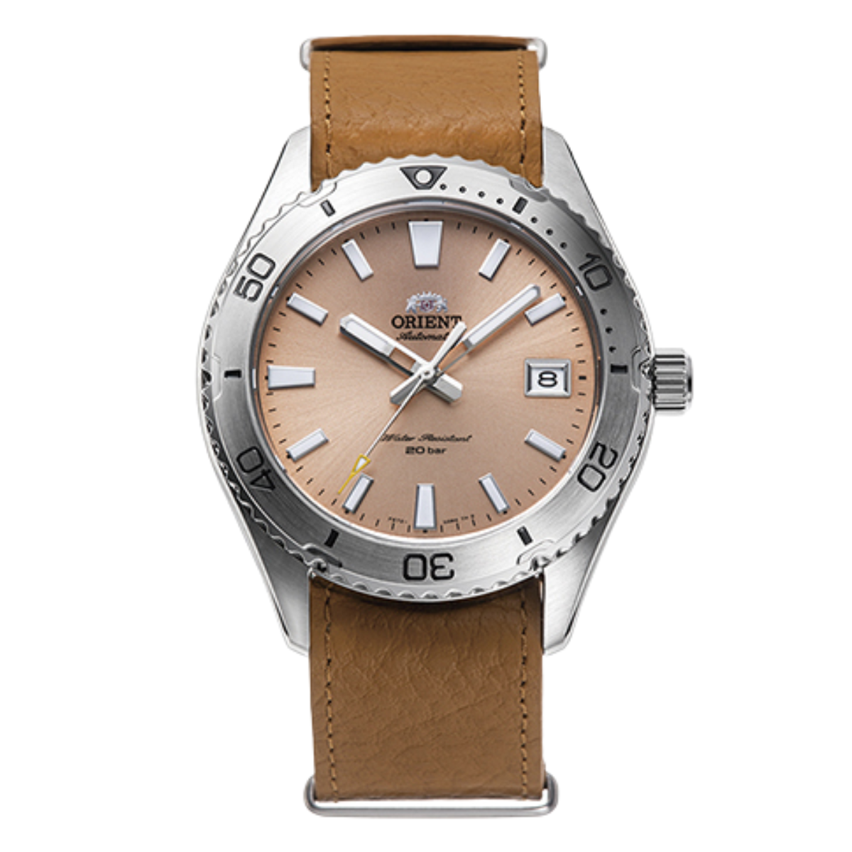 Orient Mako 40 | RA-AC0Q05P | Automatic | Dive Watch | 200M | Orange ...