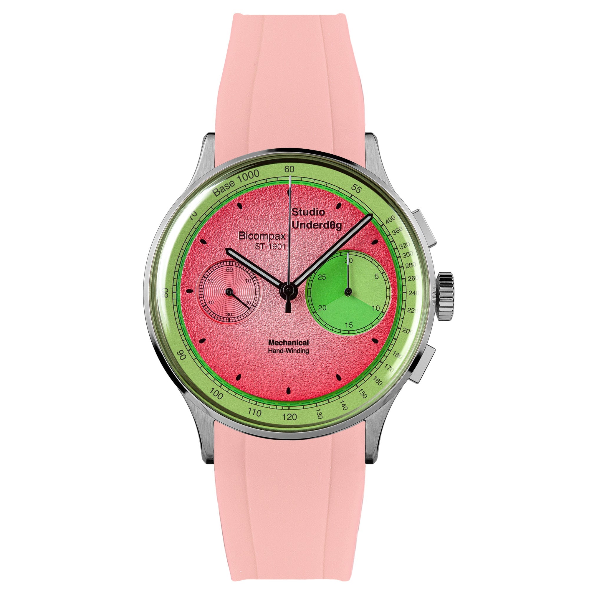 Light Pink Silicone Watch Band | Studio Underd0g | 21mm