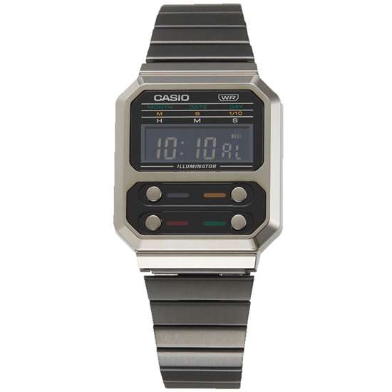 Casio Vintage A100WEGG-1A A100WEGG A100WEGG-1 Grey Unisex Digital Watc