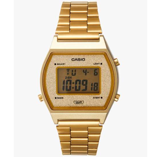 Casio Vintage Gold Digital Watch B640WGG-9 B640WGG-9DF
