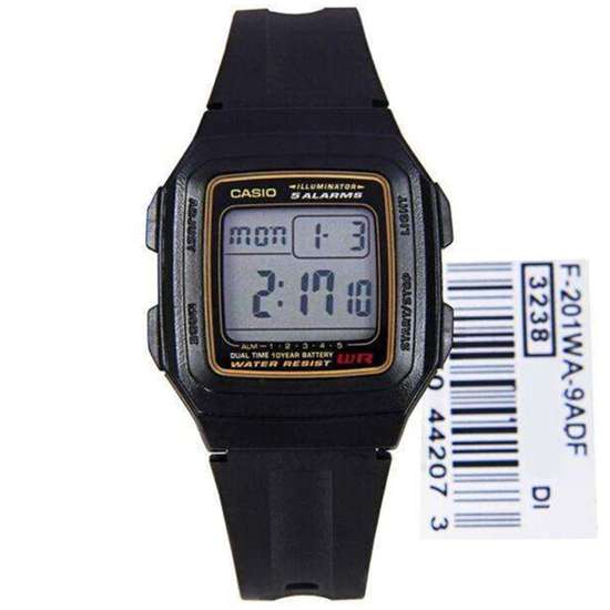 Casio Dual Time Digital Watch F-201WA-9A F-201WA-9ADF