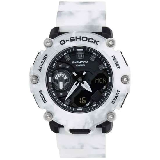 Casio G-Shock Frozen Forest GA-2200GC-7A GA2200GC-7 White Camouflage W
