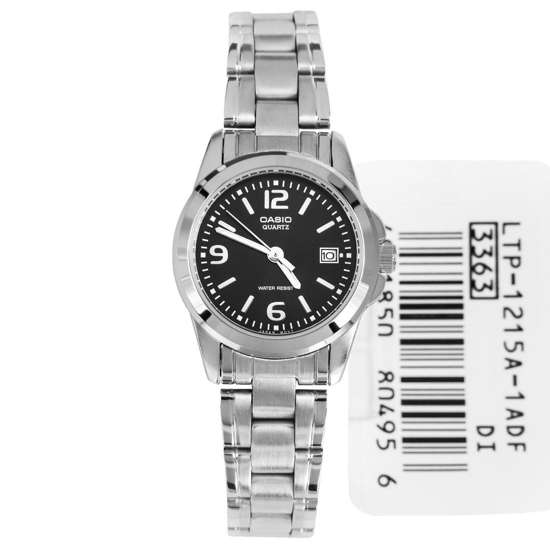 Casio Black Round Dial Ladies Watch LTP-1215A-1A LTP1215A