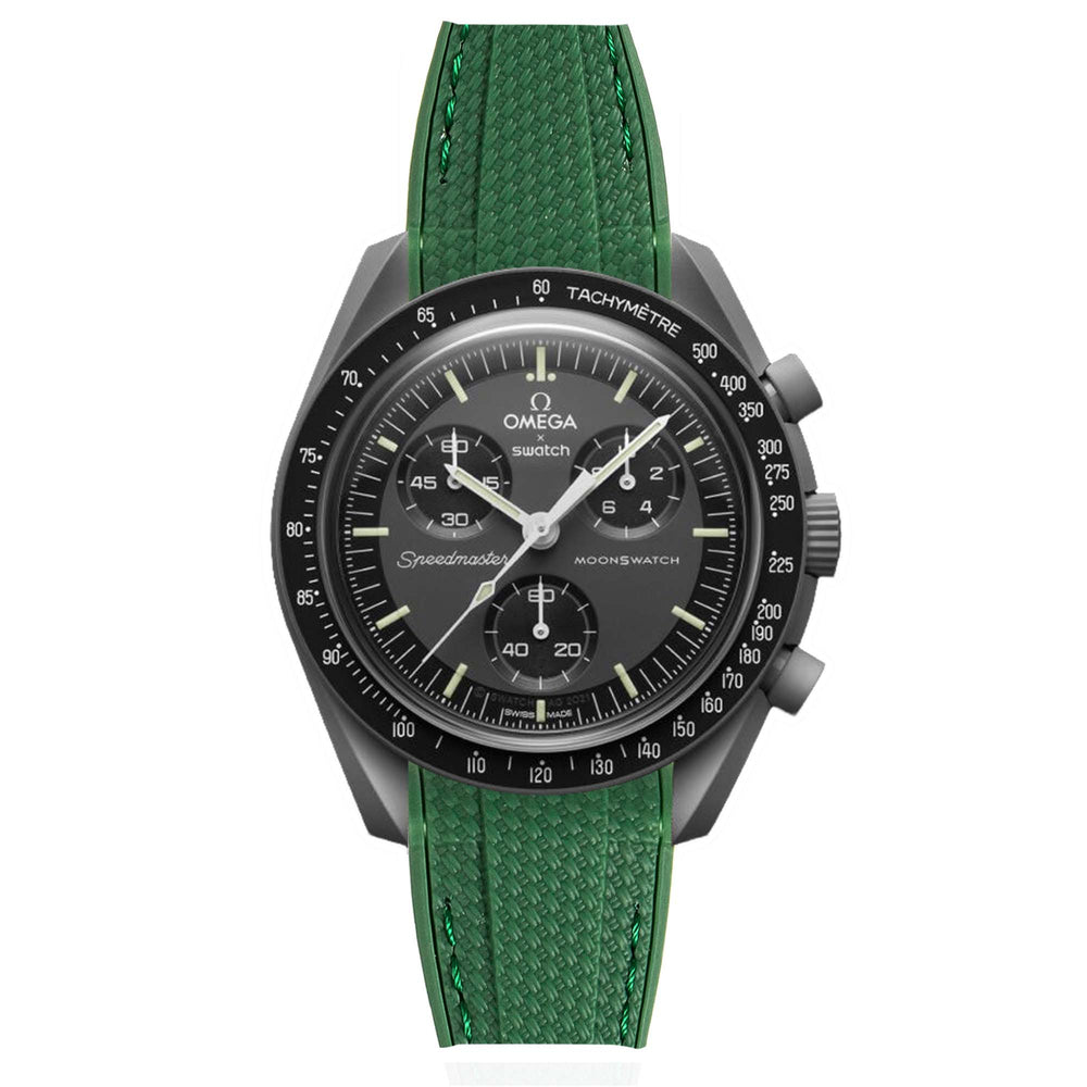 Beige Textured Rubber Watch Strap | Omega x Swatch | Snoopy