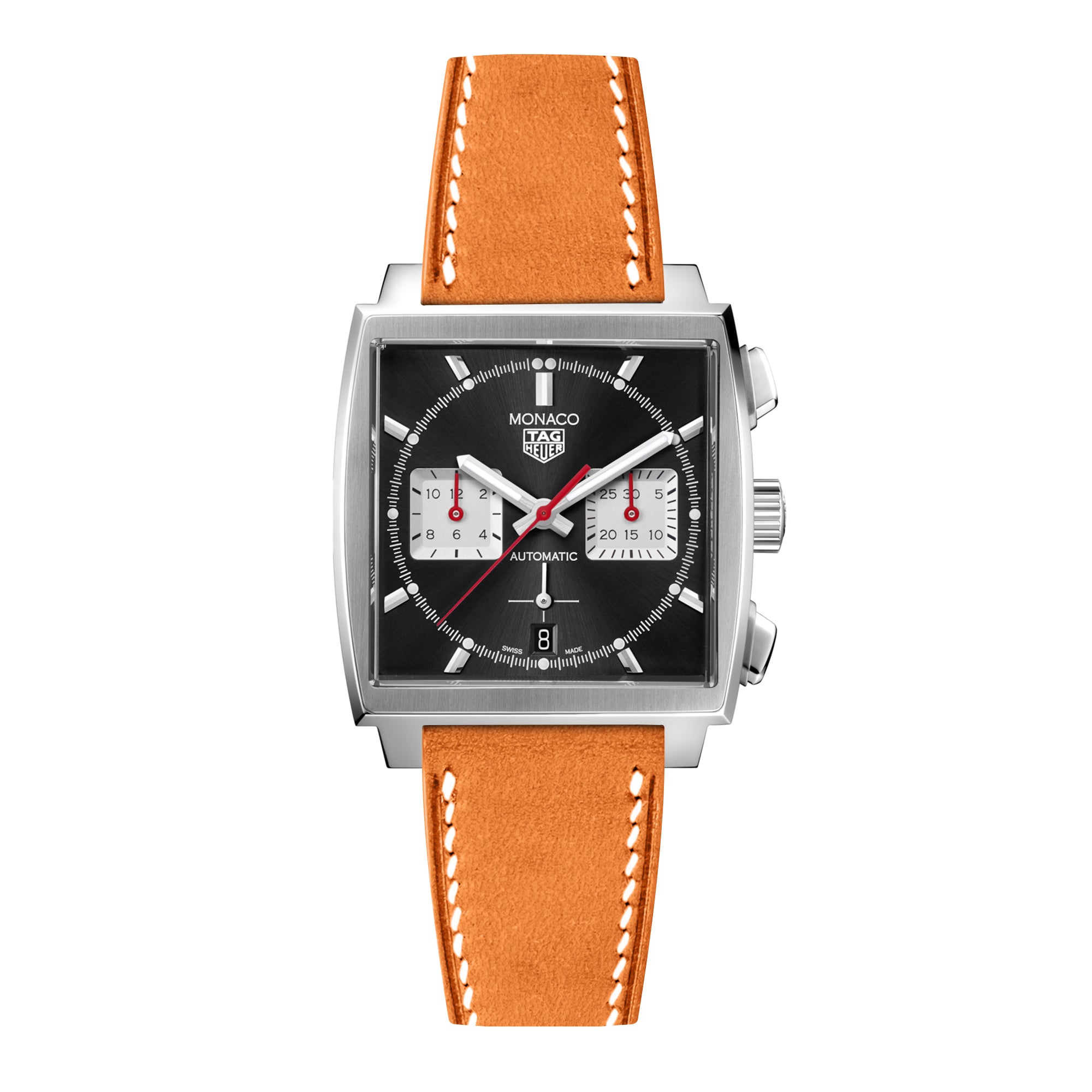 Napoli Yellow Pueblo Leather Watch Band for TAG Heuer Monaco - Quick ...