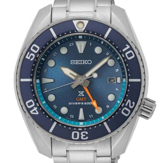 Seiko Sumo GMT Prospex SFK001J1 SFK001 SFK001J Blue Dial Mens Diving W
