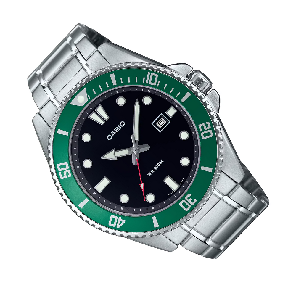 Casio Quartz MDV-107D-3A Watch