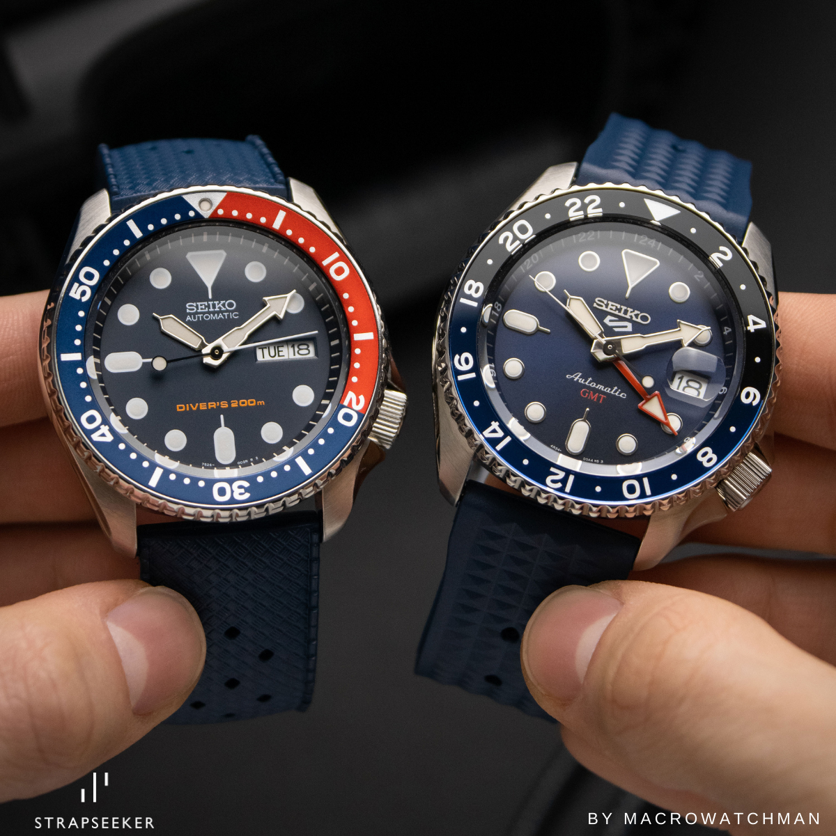 Waffle Rubber Strap Green